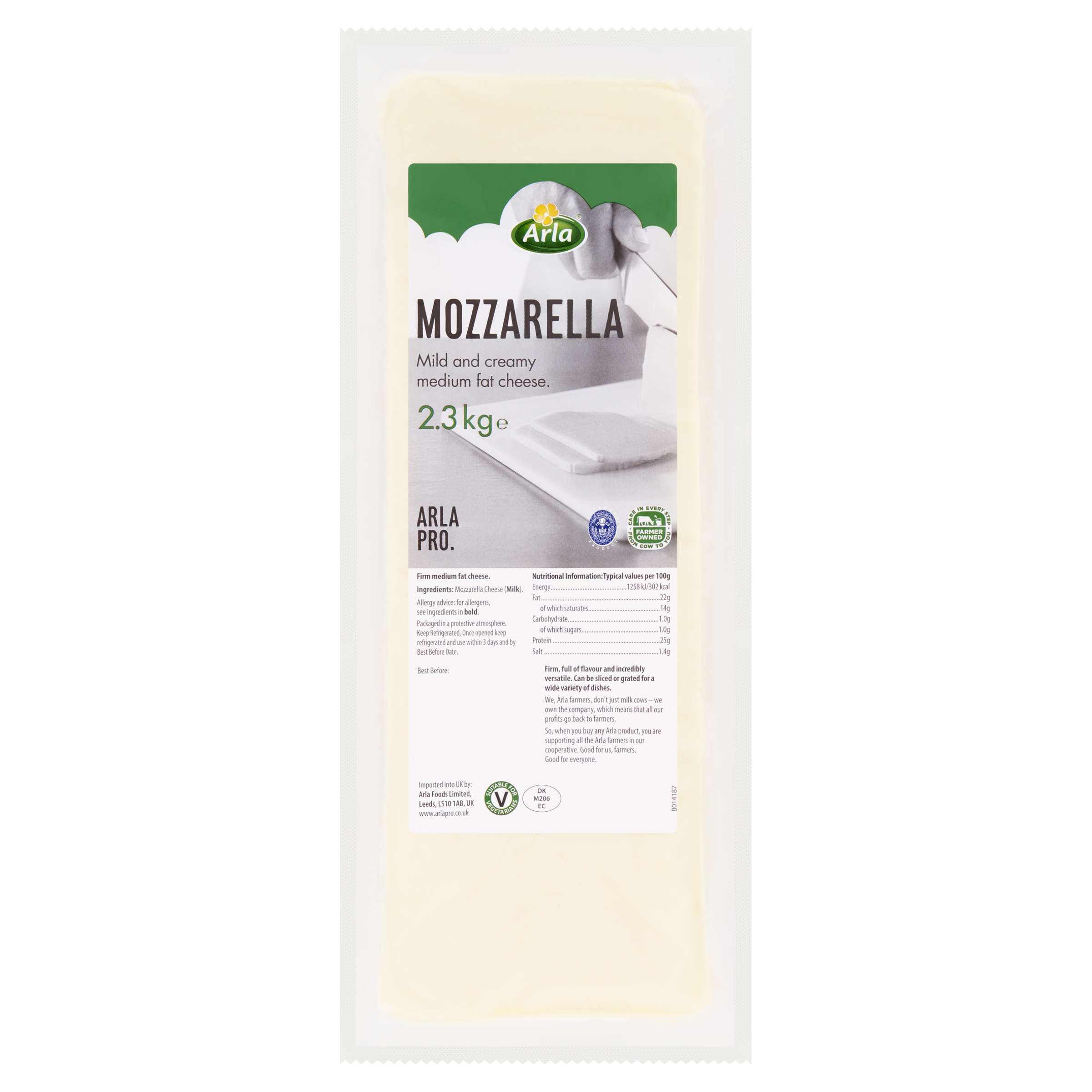 Mozzarella Block 2.3kg